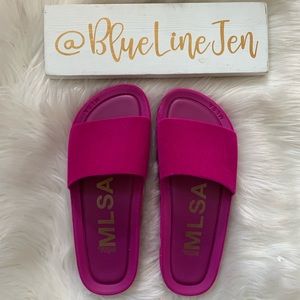 Melissa | Shoes | Melissa Pink Beach Slides Nwot | Poshmark